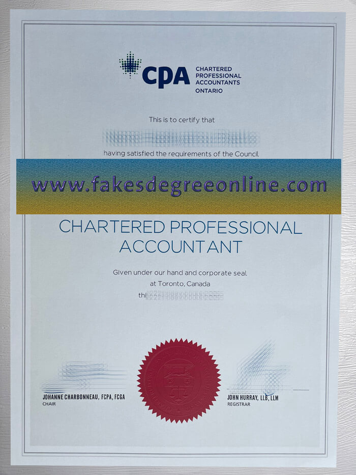 I am interested in buying a CPA ontario certificate.